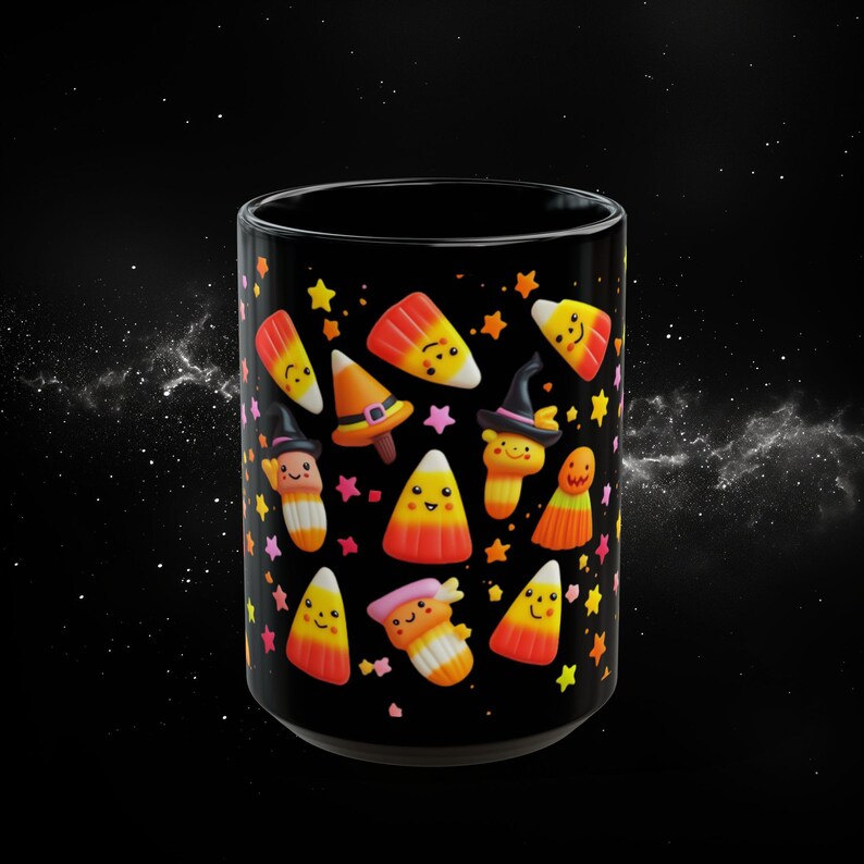 Candy Corn Bliss Mug With a Sweet, Whimsical Design, Perfect for ...