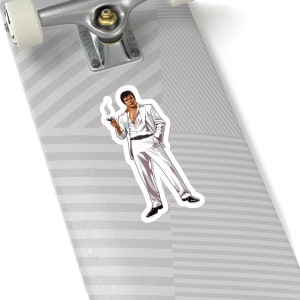 Scars in Suit Sticker With Bold, Edgy Design Featuring a Suit and Scar ...