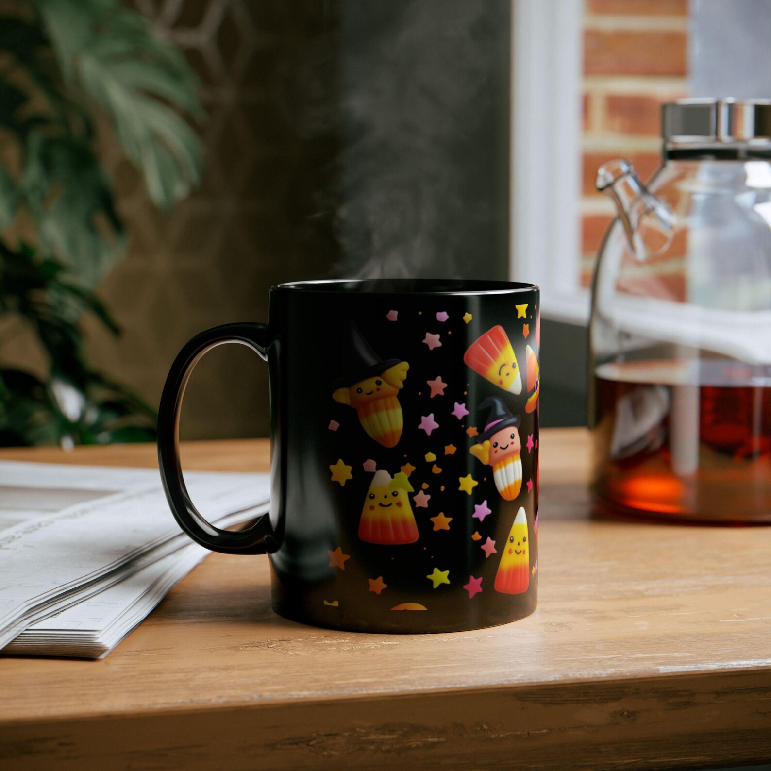 Candy Corn Bliss Mug With a Sweet, Whimsical Design, Perfect for ...