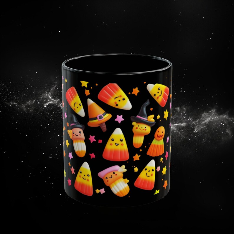 Candy Corn Bliss Mug With a Sweet, Whimsical Design, Perfect for ...