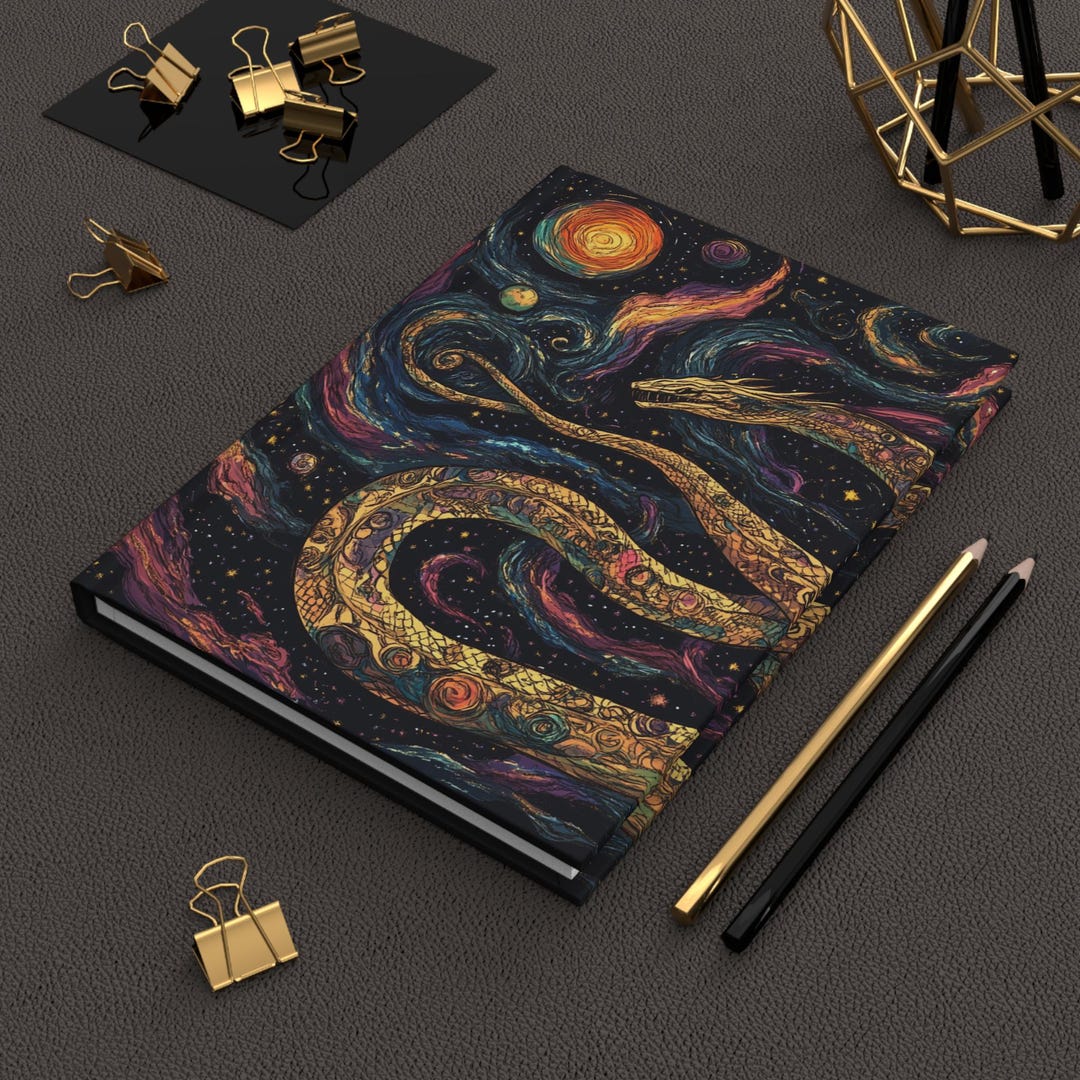 Infinite Serpent of the Cosmos: Double-sided Galactic Snake Hardcover ...