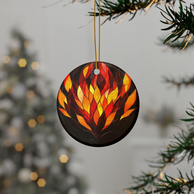 Small Glass Gold Ornaments - Etsy