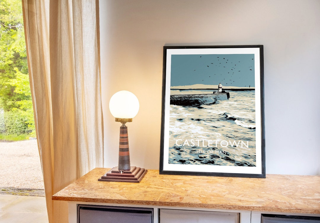 Lighthouse at Castletown in the Isle of Man, by David Purdie - Etsy UK