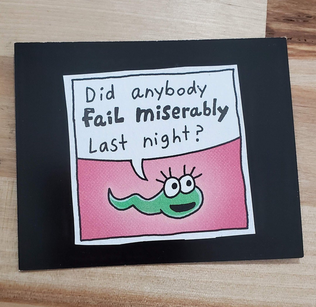 FAIL MISERABLY - Mini Ephemera Art - Etsy