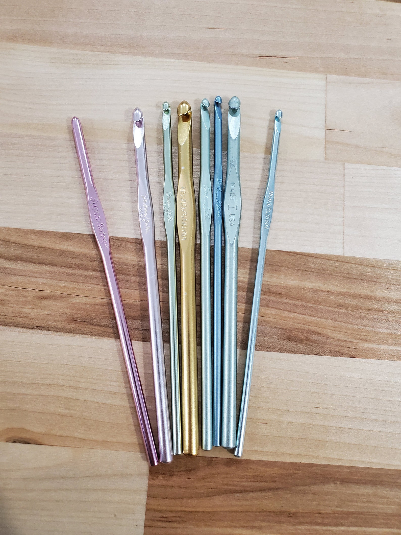 Susan Bates Aluminum Crochet Hooks - Etsy