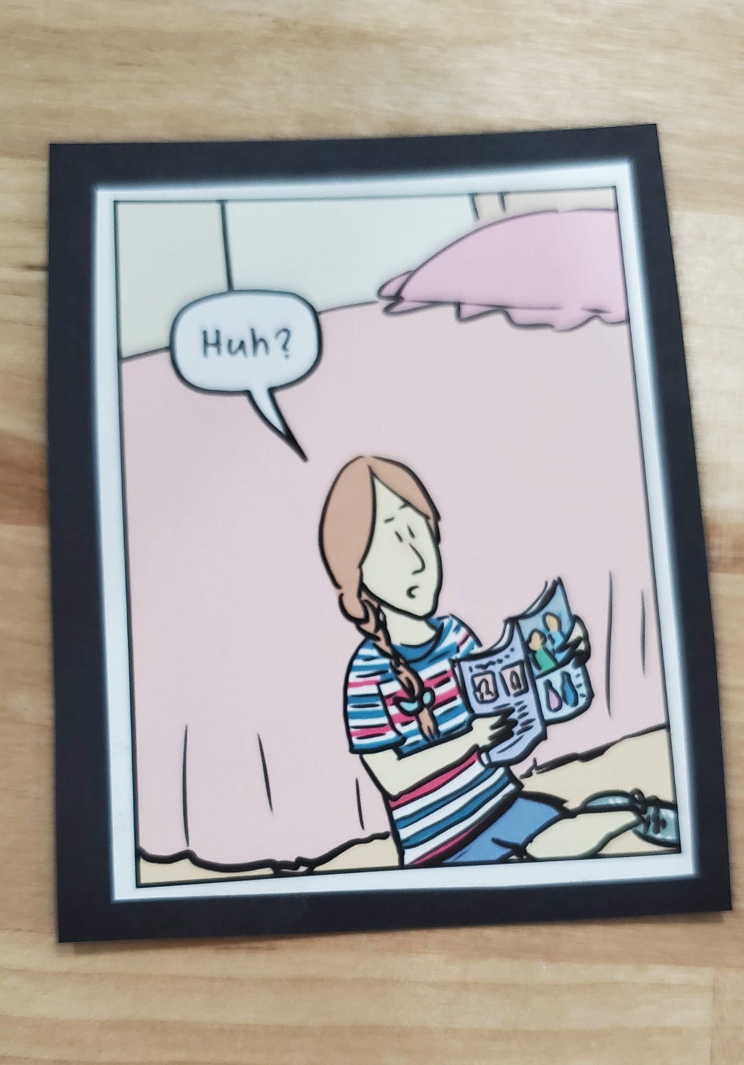 HUH? - Mini Ephemera Art - Etsy