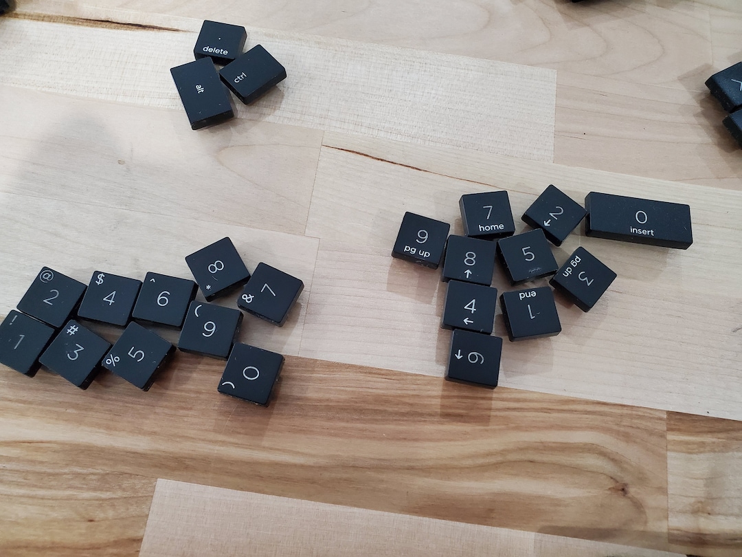 Keyboard Keys- Recycled. for CRAFT USE ONLY - Etsy