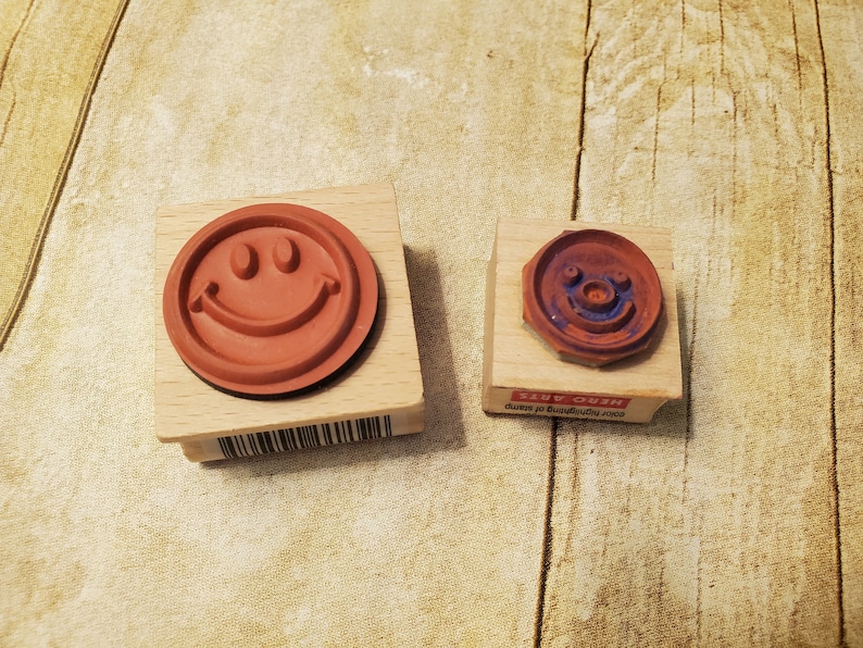 Smile Face Stamp - Etsy