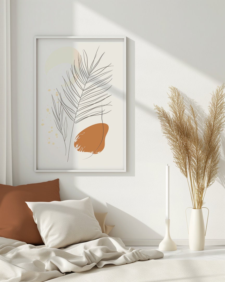 Neutral Wall Prints, Botanical Wall Prints, Plant Wall Art, Botanical ...