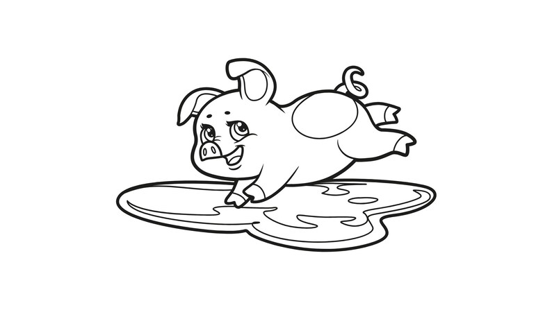 Kids Coloring Pages Fun and Easy Designs for Hours of Coloring Fun. - Etsy