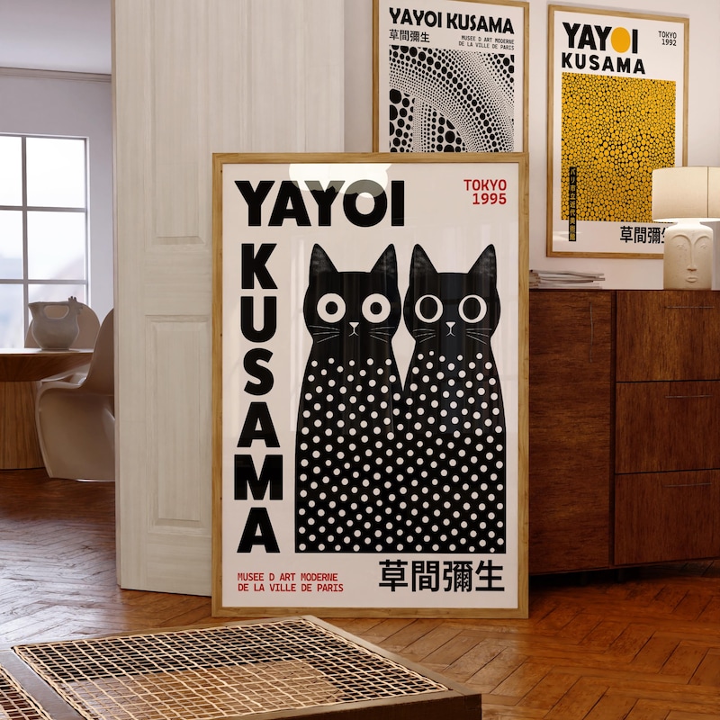 Kusama Cats Posters - Etsy