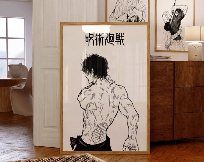 Toji Fushiguro, Jujutsu Kaisen, Art Print - Etsy Canada
