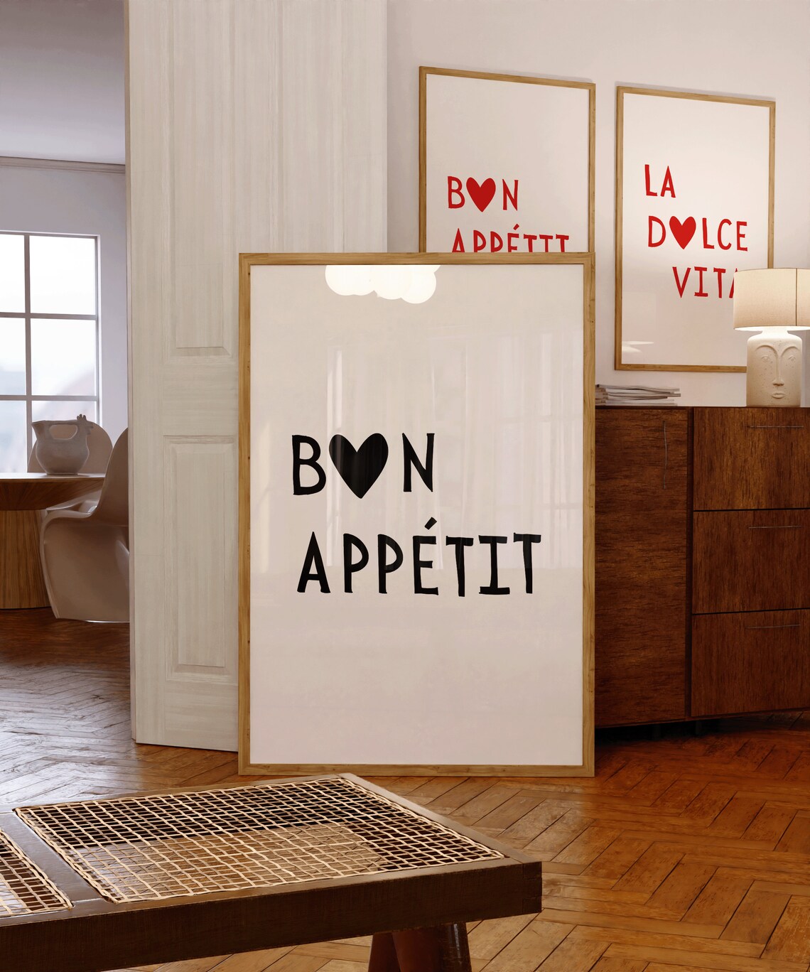 Bon Appetit Kitchen Poster, Kitchen Decor Wall Art, Kitchen Wall Decor ...