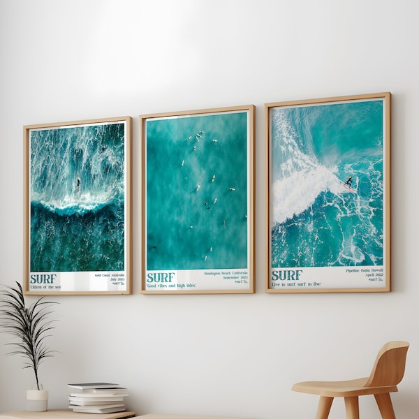 Surf Print - Etsy