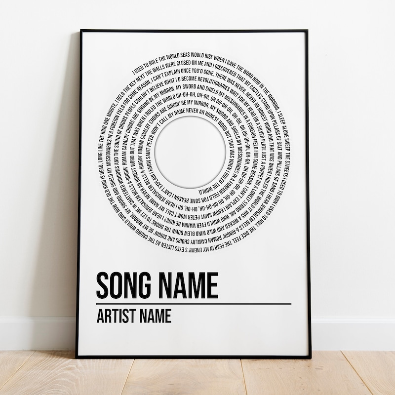 Music Poster - Etsy