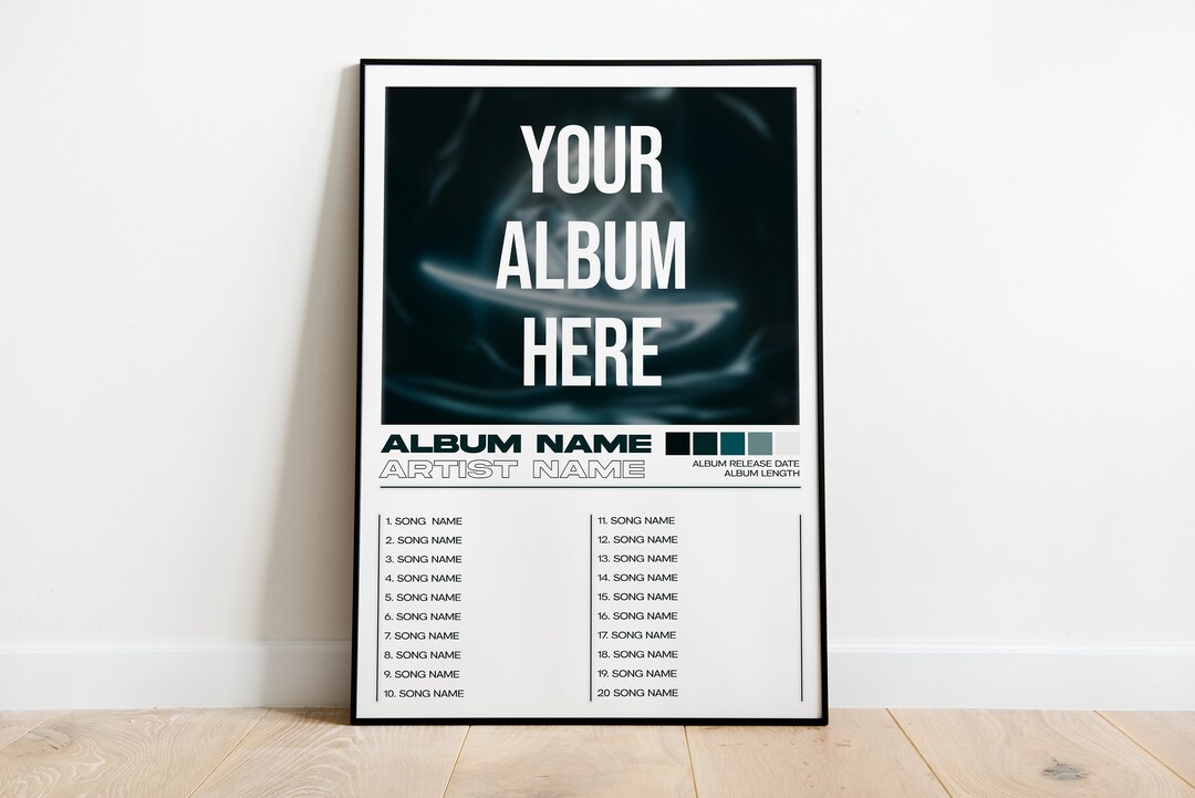 Custom Album Poster, Custom Album Art Cover Wall Print Painting, Choose ...
