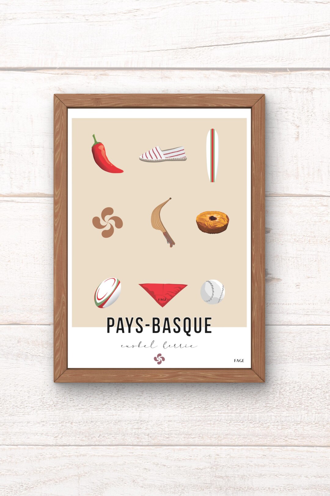 Basque Country Poster / Basque Country Traditions - Etsy