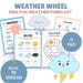 Weather Wheel Kids Fun Weather Forecast | Educational Interactive ...
