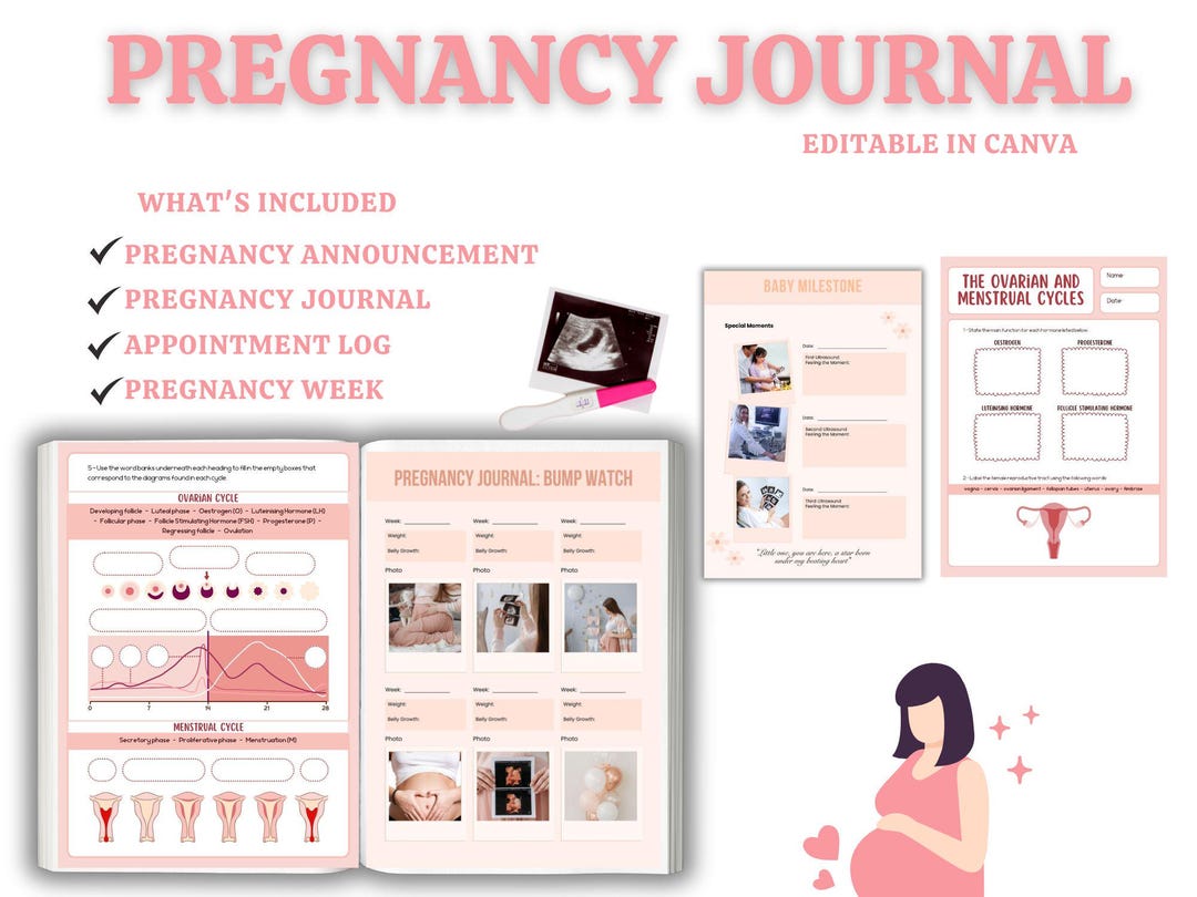 Pregnancy Planner Stay Organized and Stress-free With Weekly Layouts ...