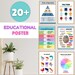 Colorful Educational Poster Chart for Kids | Fun Learning Wall Art ...
