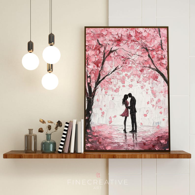 Couple Print, Valentines Day Painting, PRINTABLE Digital Wall Art ...