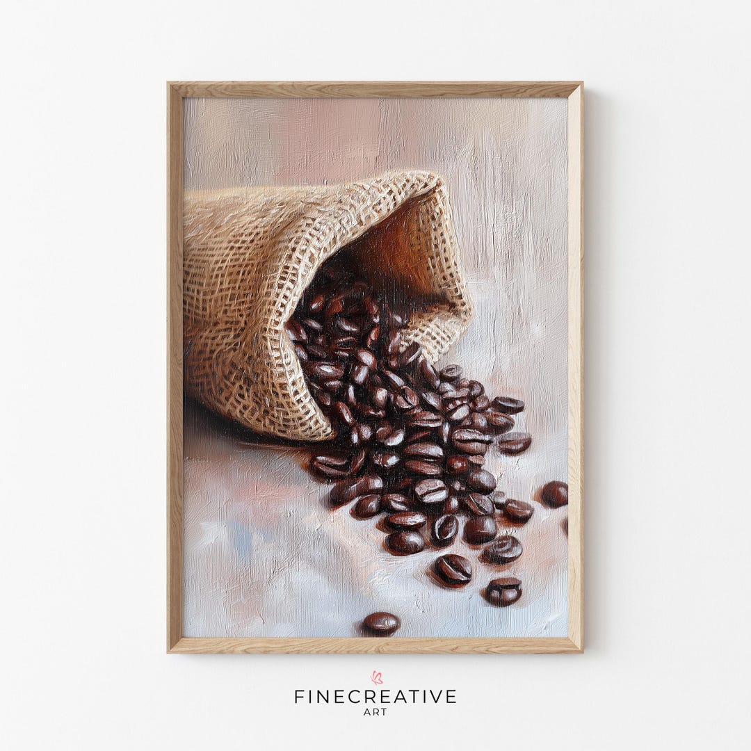 Coffee Wall Art Printable Kitchen Art, Coffee Bar Decor, Modern ...