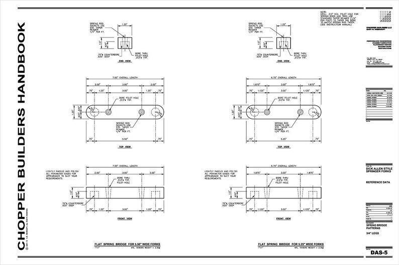 Dick Allen "style" Springer Plans - Etsy