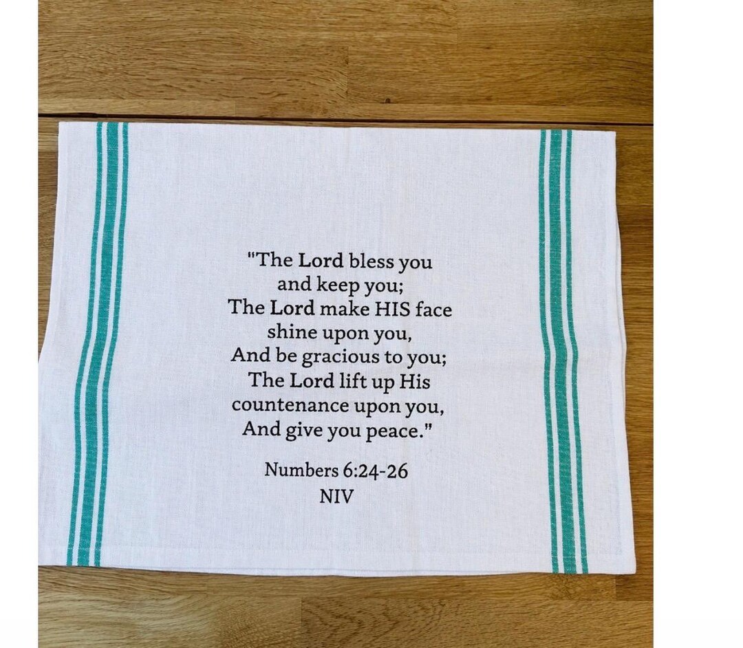 The Blessing Tea Towel - Etsy