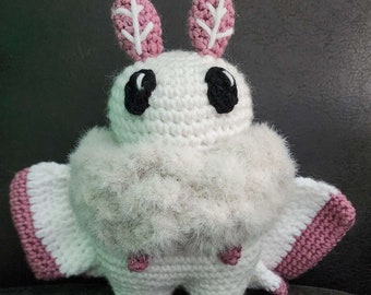 Cute Rosy Maple Moth Crochet Plush - Etsy