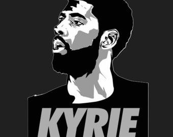 Kyrie Irving Cricut 2 Layer T-shirt Design All Files Once Downloaded ...