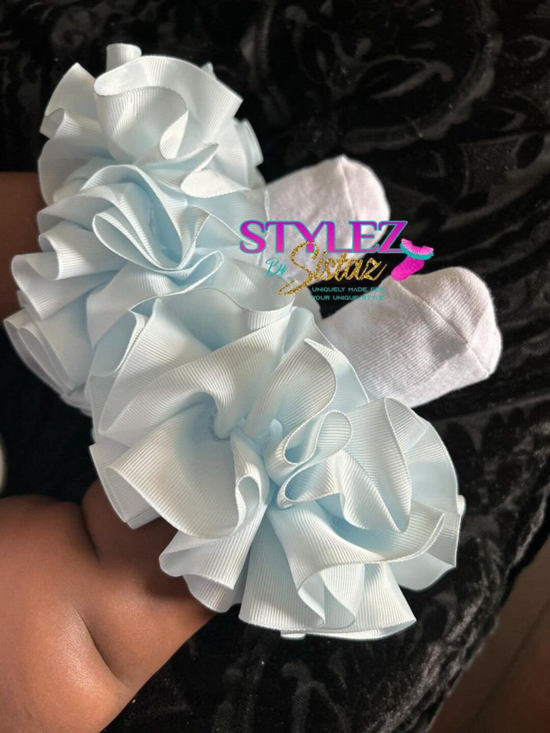Light Blue Ruffles - Etsy