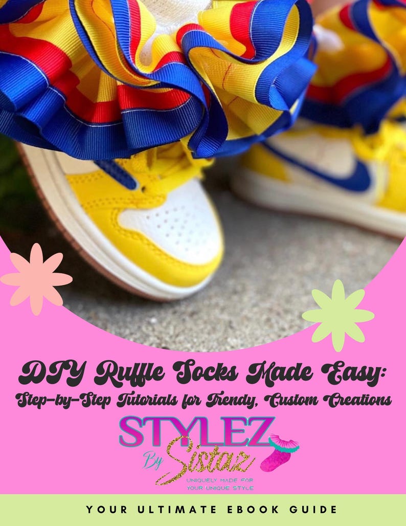 DIY Ruffle Sock Tutorial Ebook | Step-by-step Guide | Custom Ruffle ...