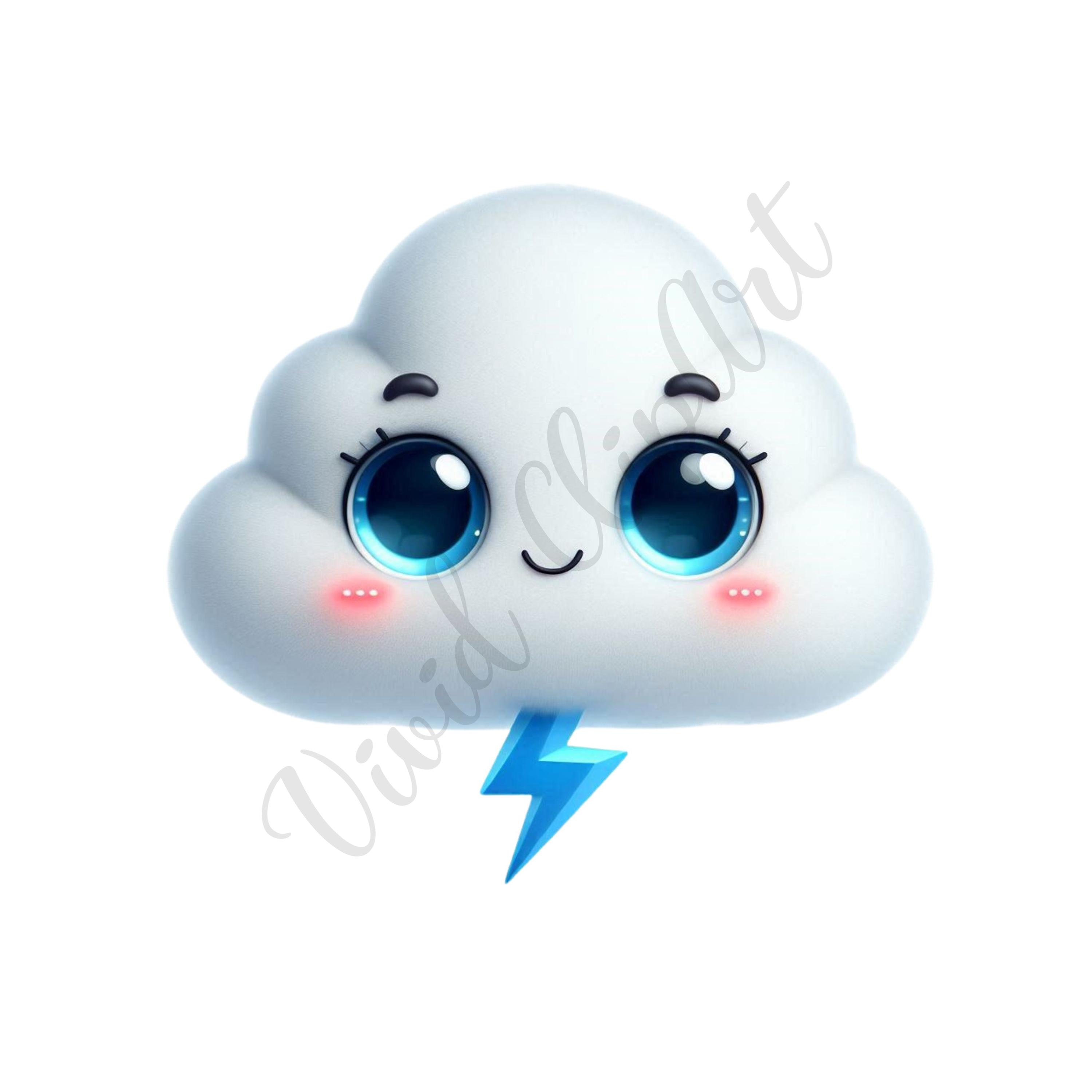 Cute Cloud Clipart 26 High-quality PNG sweet Cloud Clipart Bundle ...