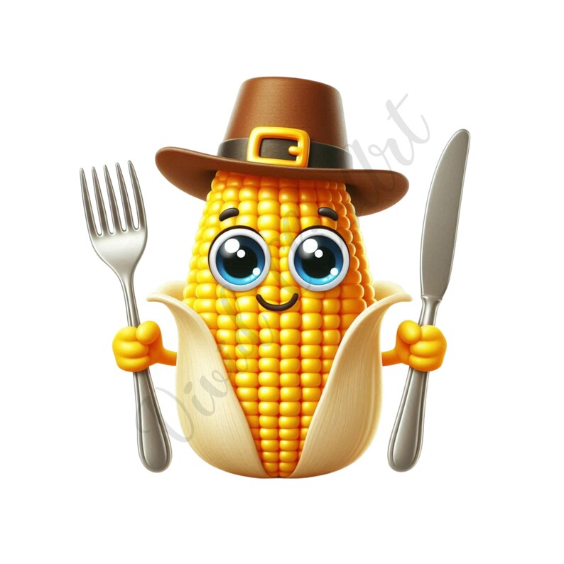 Thanksgiving Food Clipart Instant Download Sublimation 11 High-quality ...