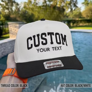 Custom Embroidered Hats, Personalized Dad Hat, Custom Text Hat, Mama ...