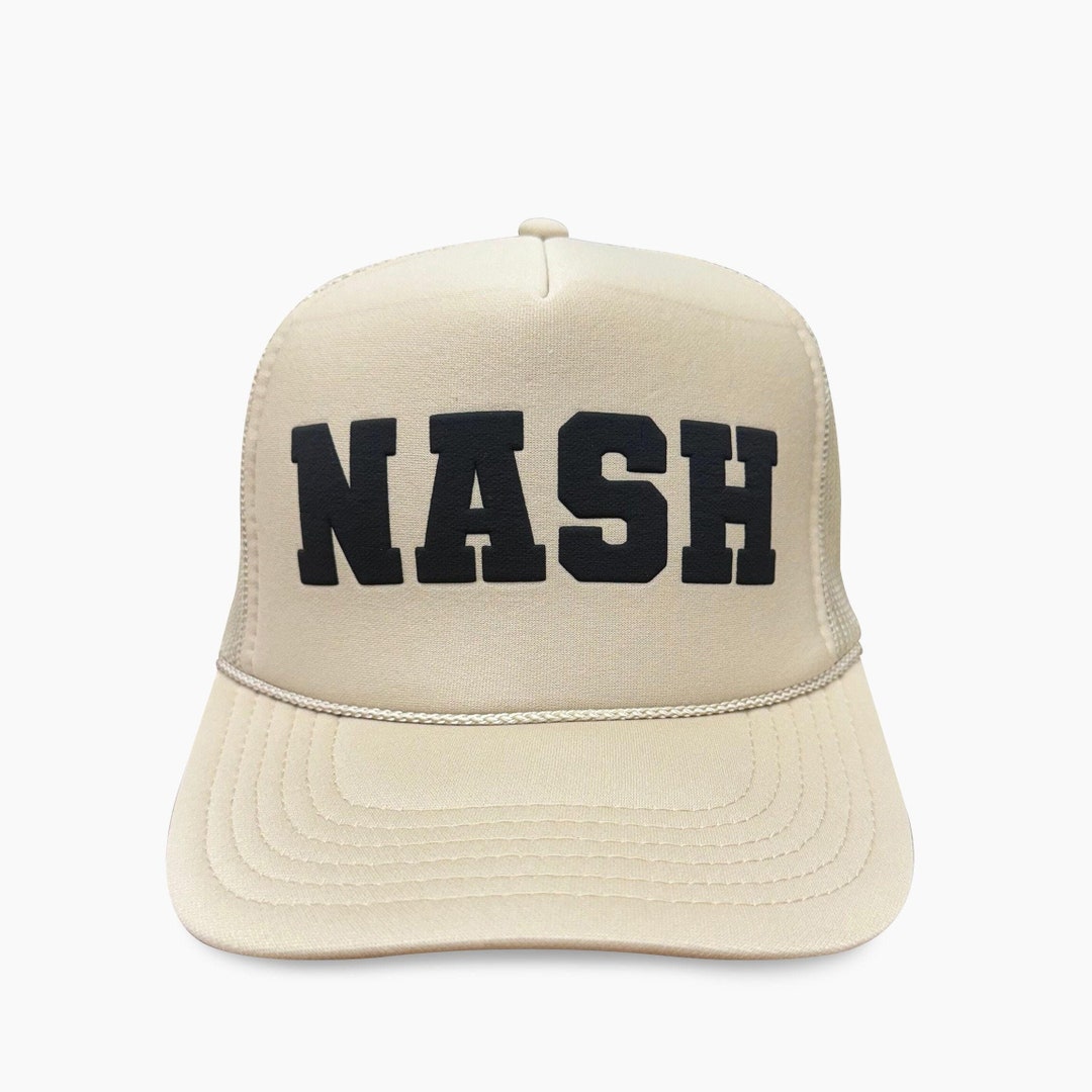Nash Puff Print Hat, Nash Cap, Nash Trucker Hat - Etsy