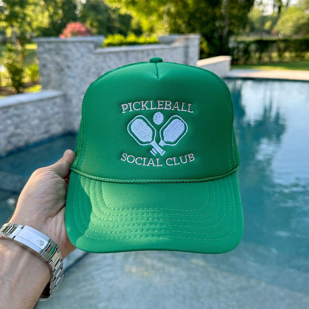 Pickleball Social Club Embroidered Hat, Pickleball Social Club Caps ...