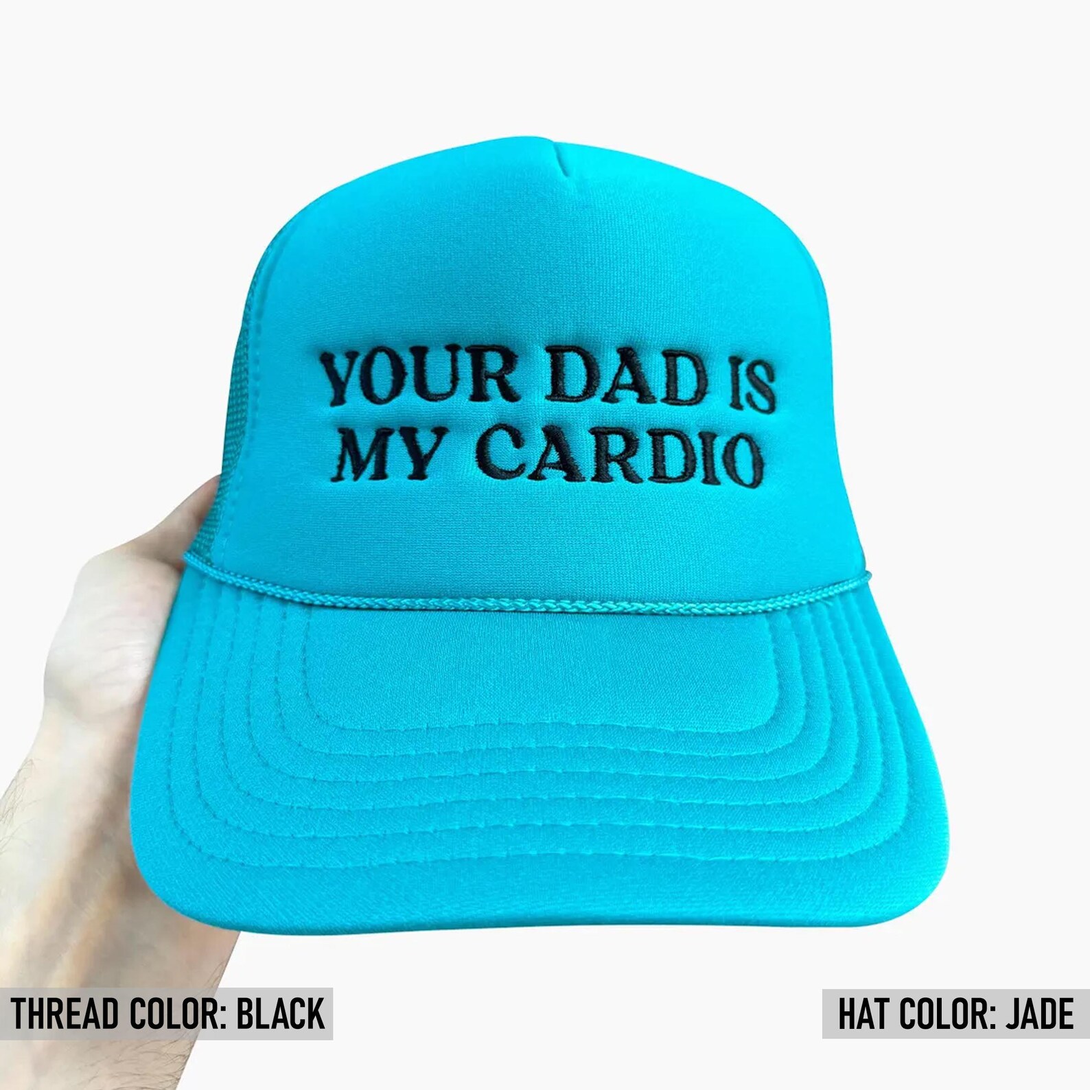 Embroidered Your Dad is My Cardio Hat, Your Dad is My Cardio Embroidery ...