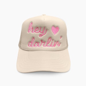 Hey Darlin Embroidered Hat, Hey Darlin Caps, Hey Embroidery Darlin ...
