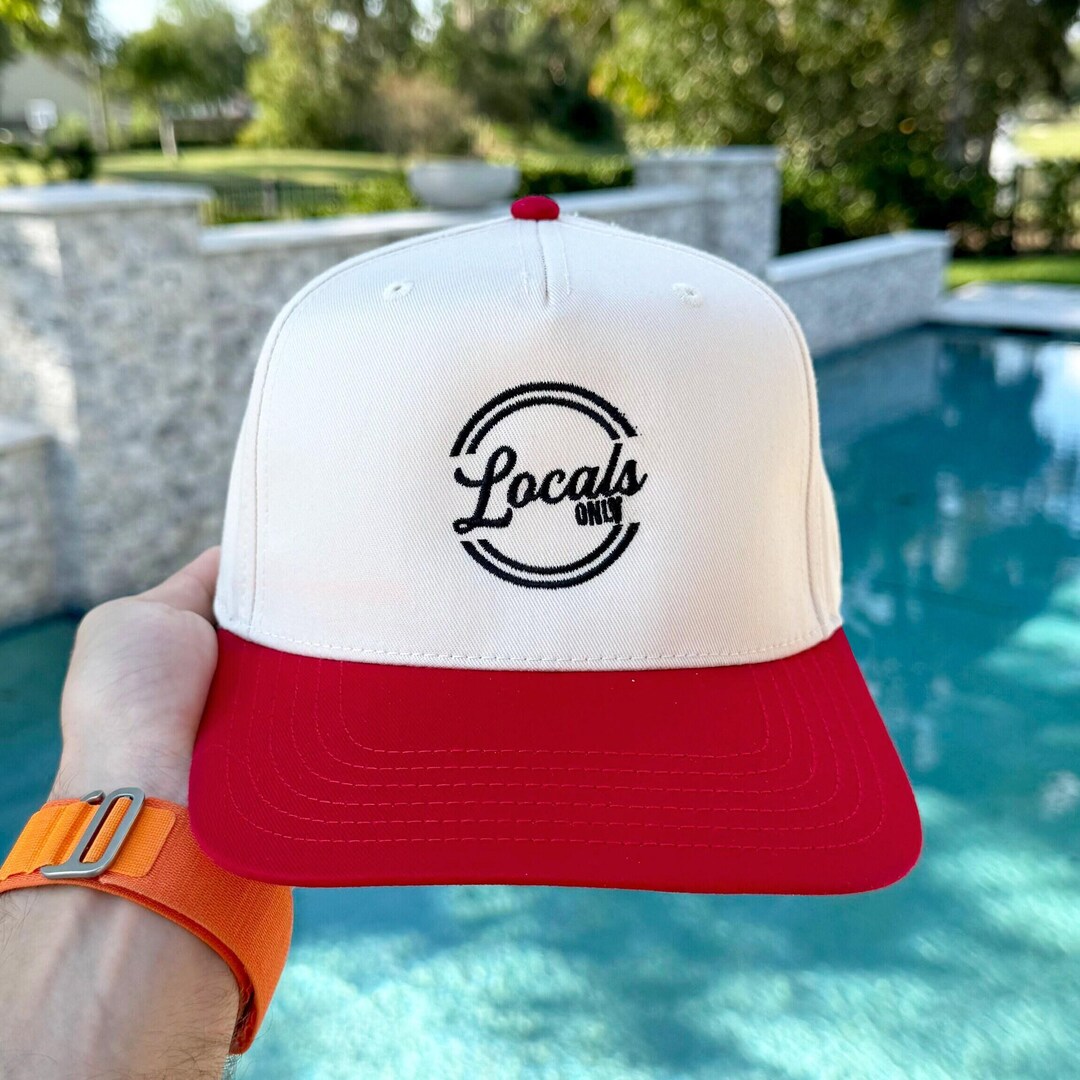 Embroidered Locals Only Hat, Locals Only Cap, Locals Only Embroidery ...
