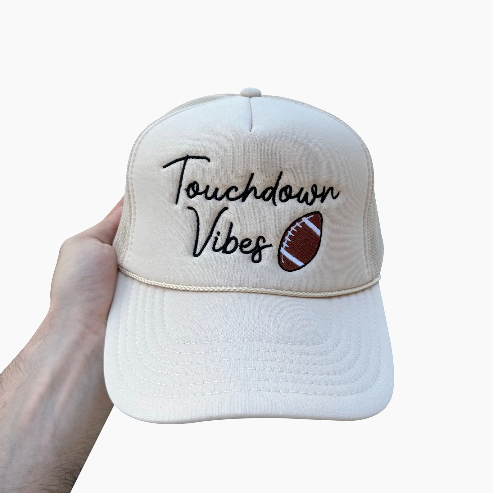Touchdown Vibes Hat Embroidered, Touchdown Vibes Trucker Hat ...