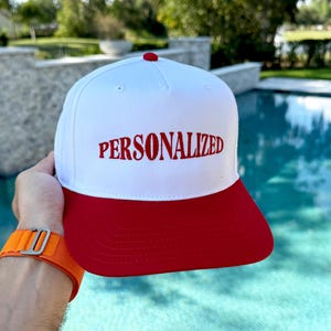 Personalized Embroidered Hat, Custom Trucker Hat, Custom Hat With Name ...