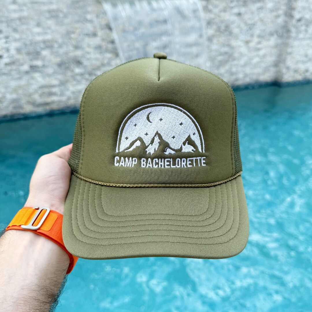 Embroidered Camp Bachelorette Hat, Bachelorette Party Trucker Hats, We ...