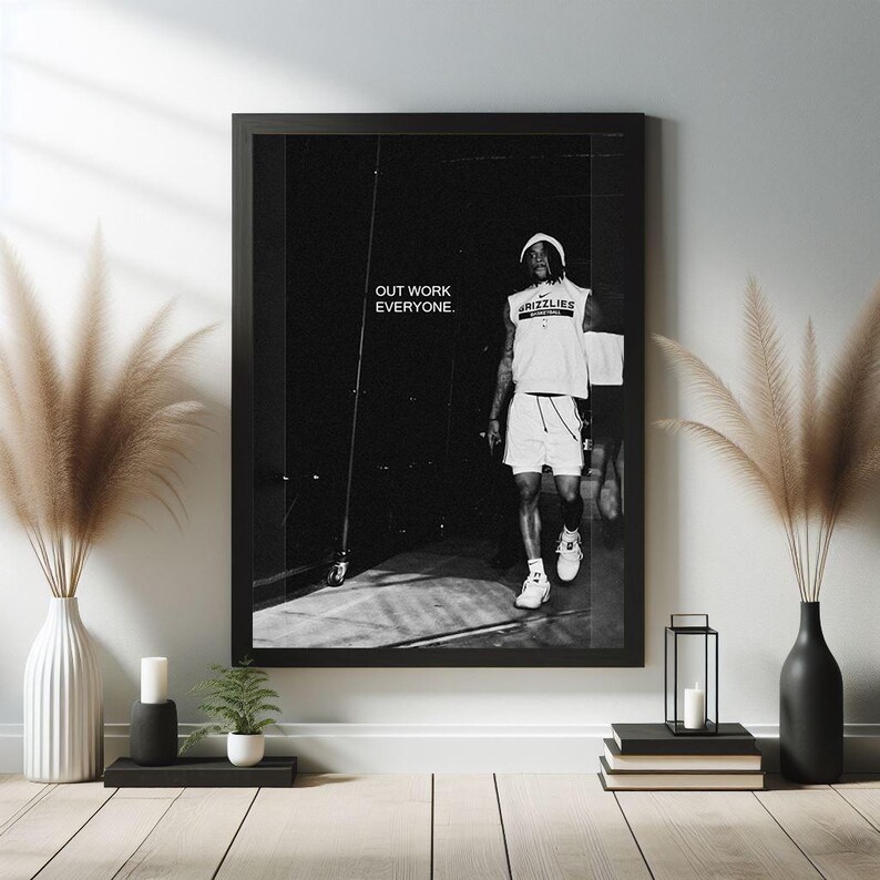 Inspirational Basketball Poster - "outwork Everyone" - Basketball - NBA ...