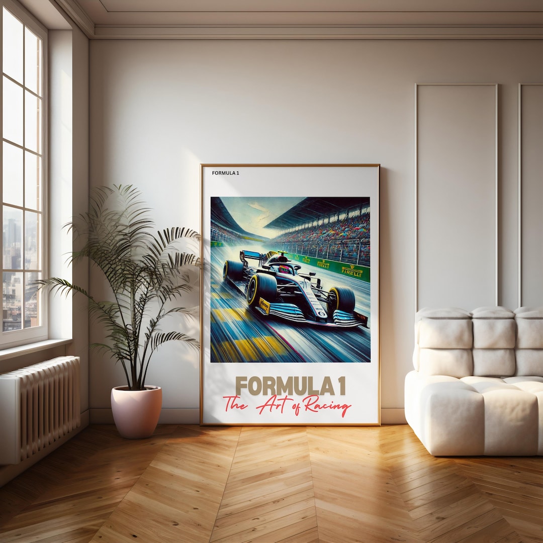 Formula 1 - Car Racing - Car Print - Etsy