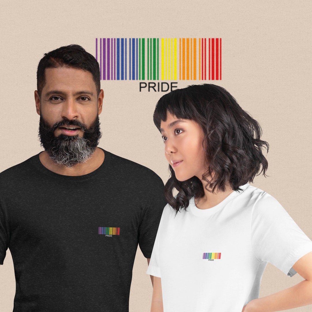PRIDE Barcode Shirt for Pride 2024 Tshirt for LGBT Tshirt for Gay ...