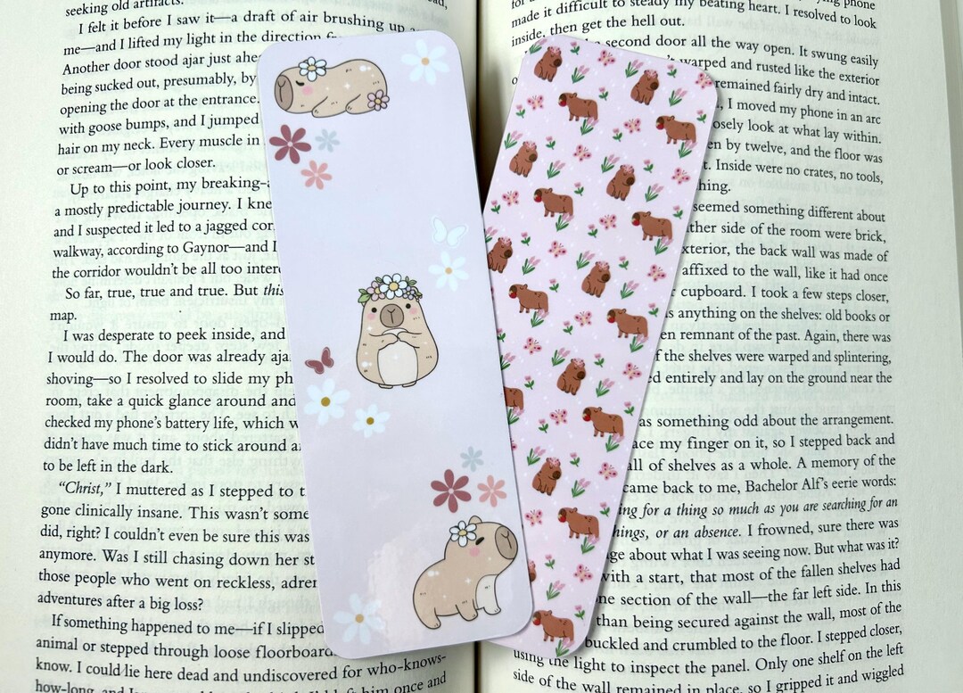 Capybara Bookmark Set - Etsy