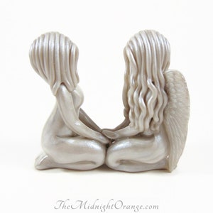 Bereavement Statue for Loss of Loved One - Personalized Clay Sculpture ...