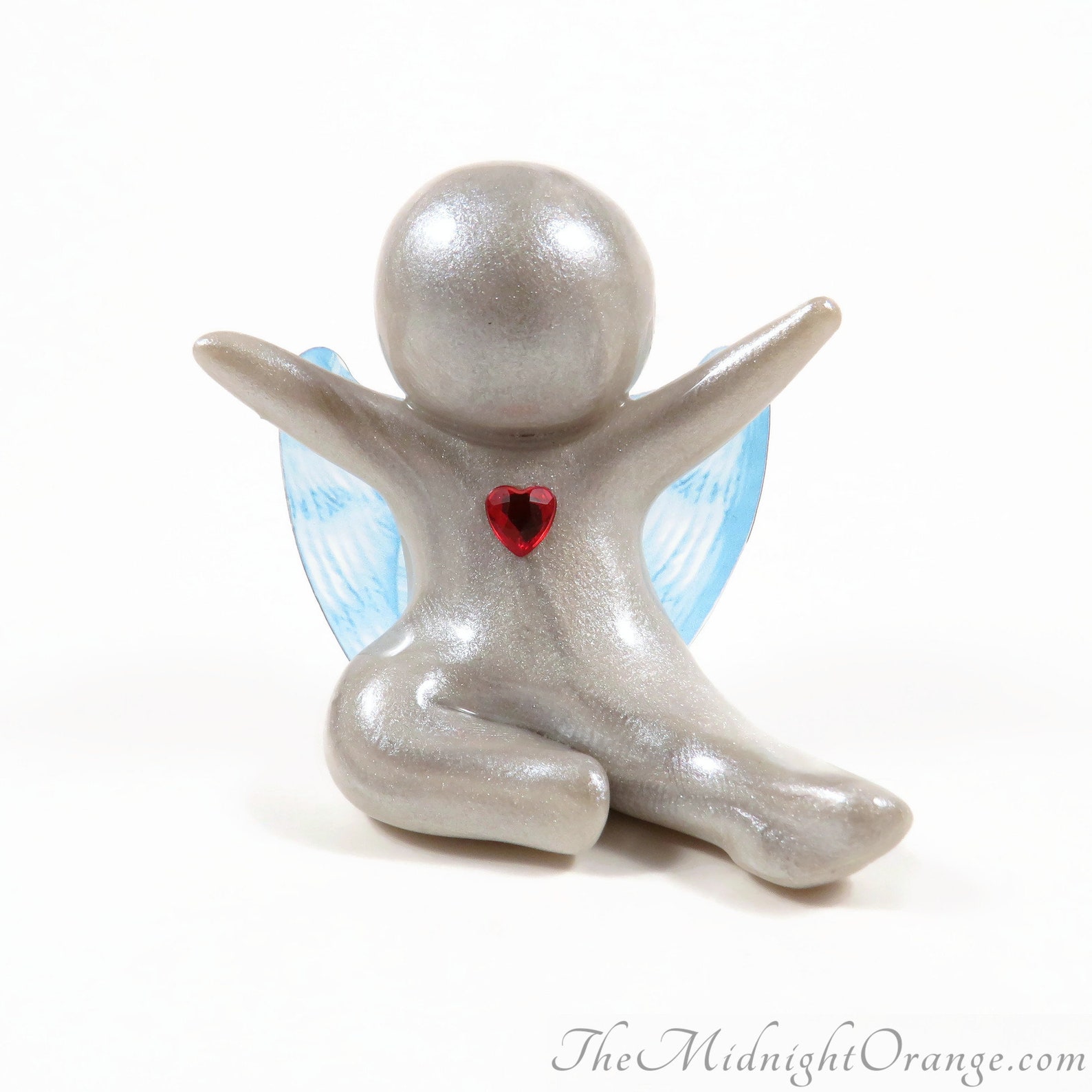 Joyous Heart Baby Angel Memorial Sculpture: Child Loss Keepsake - Etsy