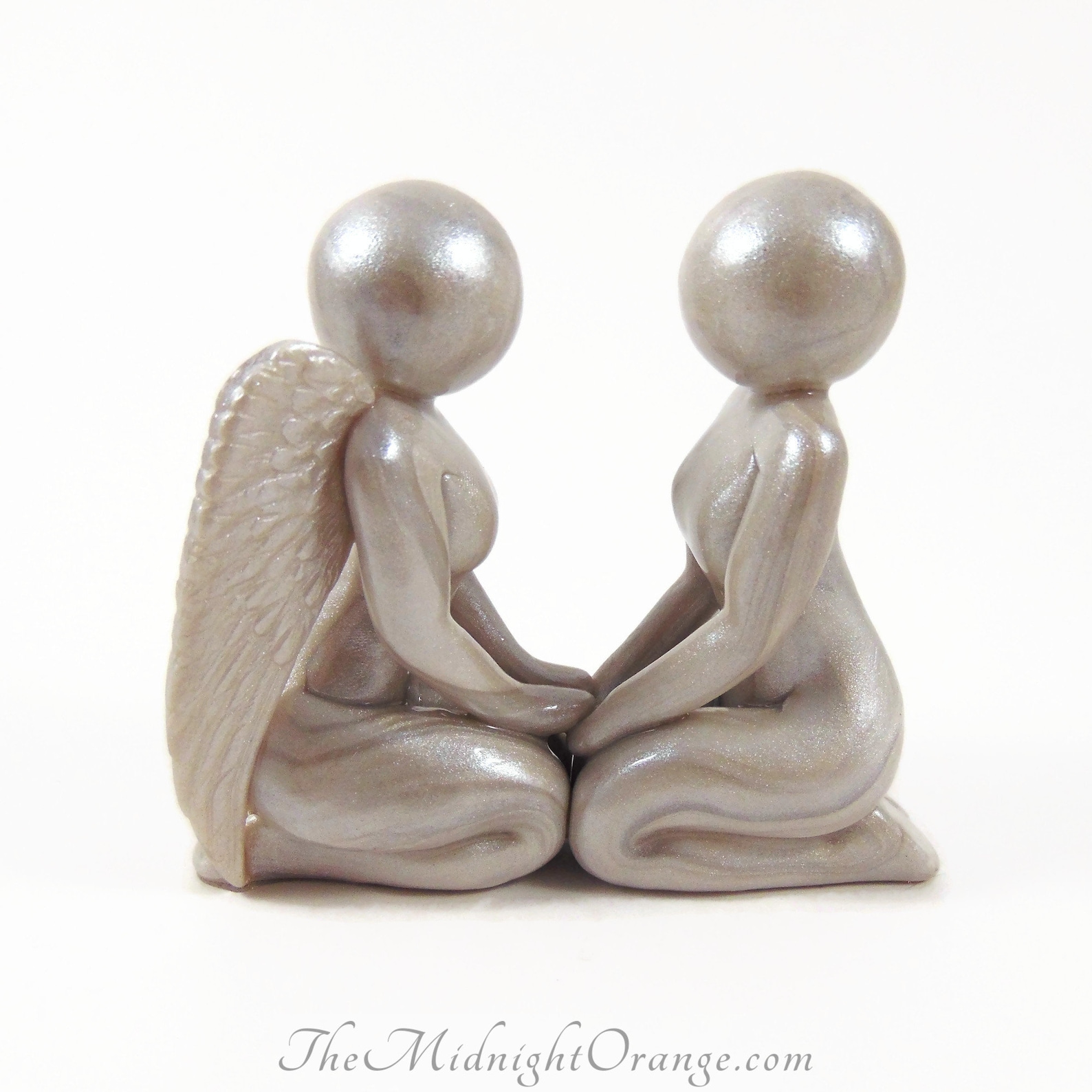 Bereavement Statue for Loss of Loved One - Personalized Clay Sculpture ...